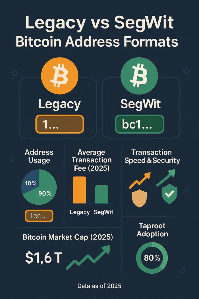 Bitcoin Address Types Segwit Vs Legacy Differences